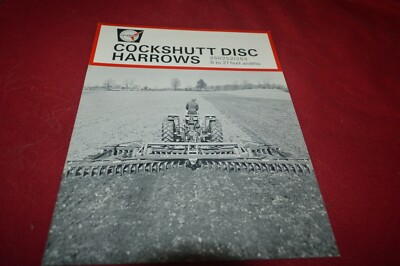 Cockshutt Oliver Tractor 251 252 253 Disc Harrow Brochure FCCA | eBay