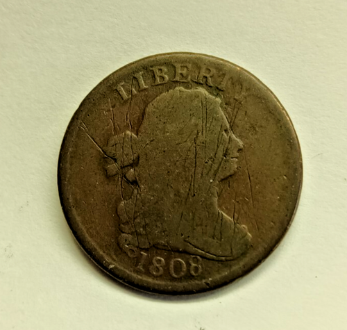 1808 Half cent copper coin | eBay