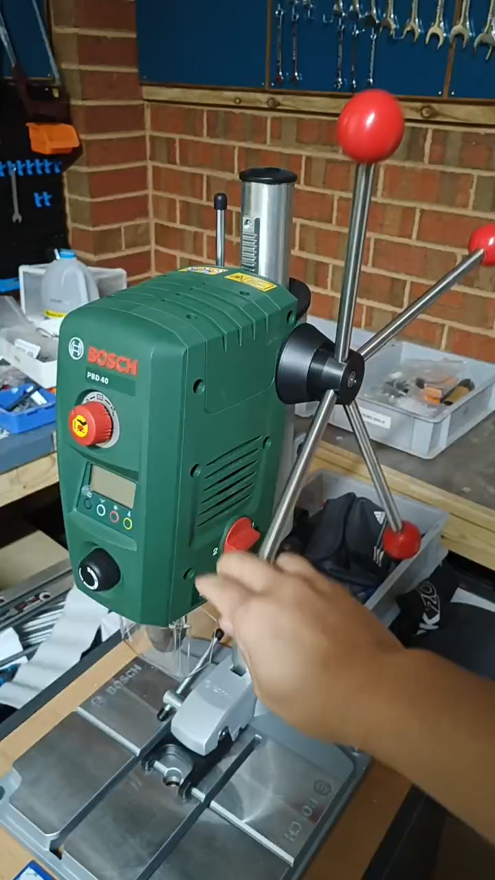 Bosch PBD-40 Drill Press 4 Spoke Handle & Clamping Lever Upgrade | eBay