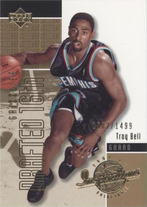 2002-03 Upper Deck Inspirations - 2003 Draft Troy Bell #171 /1499 (RC ...