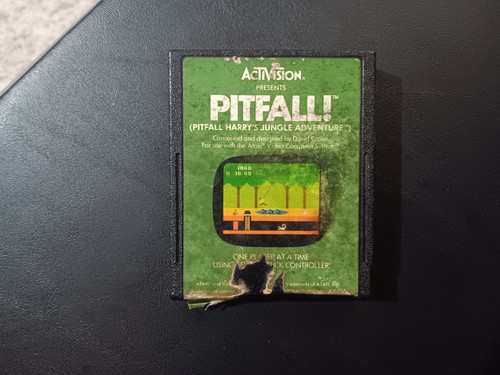 Atari 2600 Pitfall! Game Cartridge AX-018 Tested Activision Vintage ...