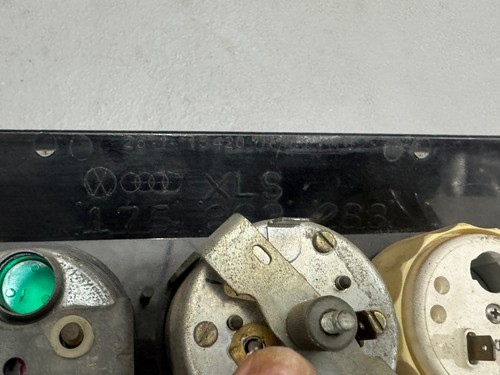 VW MK1 Rabbit GTI Console Guage Panel Golf VDO Clock | eBay