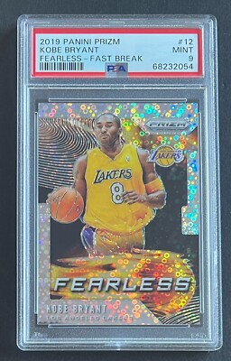 2019 Panini Prizm Kobe Bryant Fearless Fast Break #12 PSA 9 | eBay