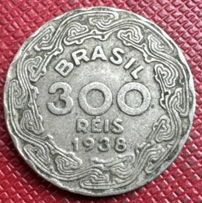 Brazil 1938 Copper-Nickel 300 Reis. Getúlio Vargas. KM# 546 | eBay