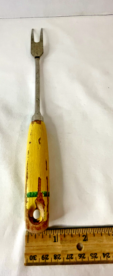 Vintage Retro A&J USA Two-Tine Meat Carving Serving Granny Fork Kitchen ...