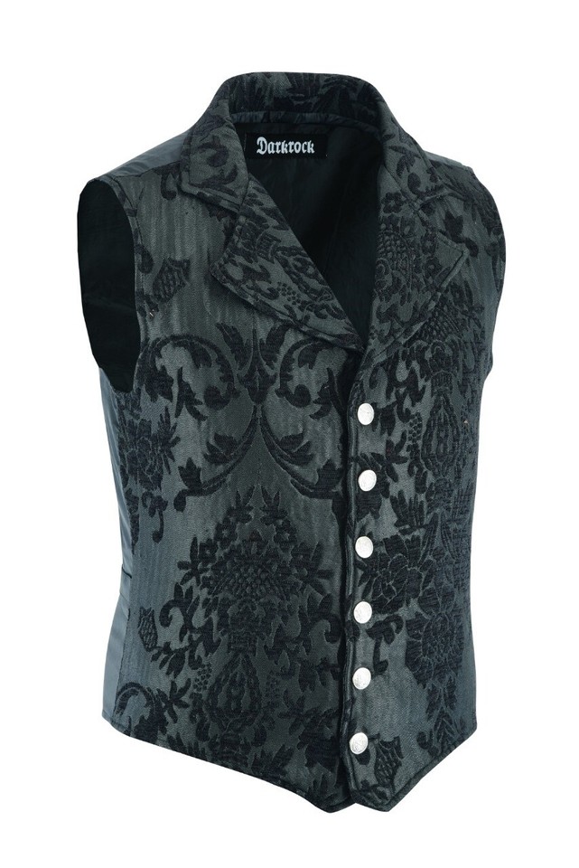 VICTORIAN GENTLEMAN'S ARISTOCRAT VEST TAPESTRY/STYLISH CASUAL VEST/BK ...