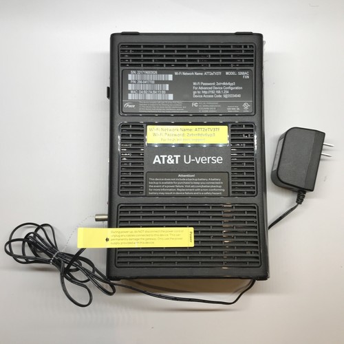 AT&T U-Verse Pace 5268AC UVRGX gateway internet Wireless Modem Router ...