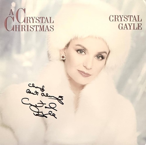 CRYSTAL GAYLE HAND SIGNED AUTOGRAPH LP ALBUM "A CRYSTAL CHRISTMAS" | eBay