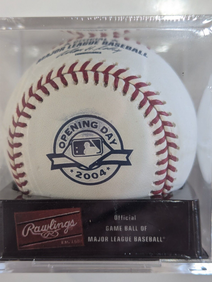 2004 OPENING DAY Rawlings Official Baseball CUBED - 20GU | eBay