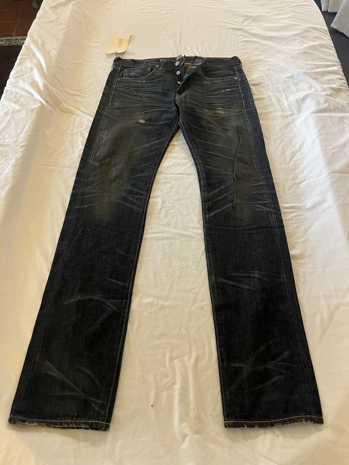 Double RL mens Jeans Vintage Straight Japan Woven Selvedge Sz 29 New ...
