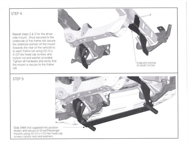 Snowbear Snow Plow Mount Kit Chevy 1500 Silverado Sierra 14-17 397-134 ...