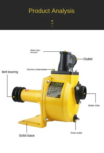 4 Inch Self Priming Drag Pump Irrigation Pump Agricultural Water Pump ...