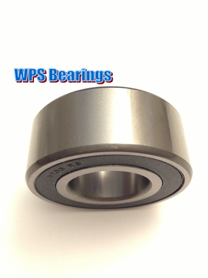 5205-2RS Double Row Angular Contact Ball Bearing 25mm x 52mm x 20.6mm ...