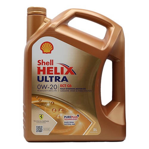 Shell Helix Ultra ECT C6 0w20 0w-20 Fully Synthetic Engine Oil - 5 ...