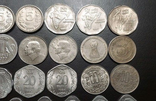 1957-2002 INDIA Anna Rupee Group Lot of 42 Coins Collection | eBay