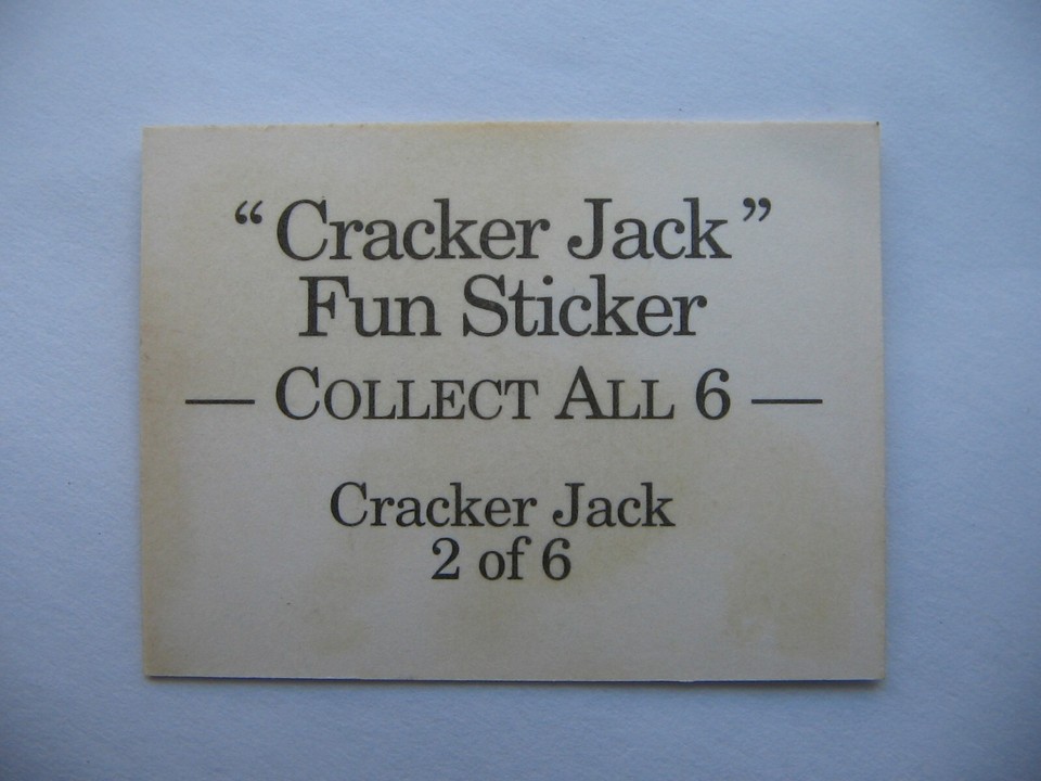 Cracker Jack Fun Sticker, 2 of 6 (Wagon) | eBay