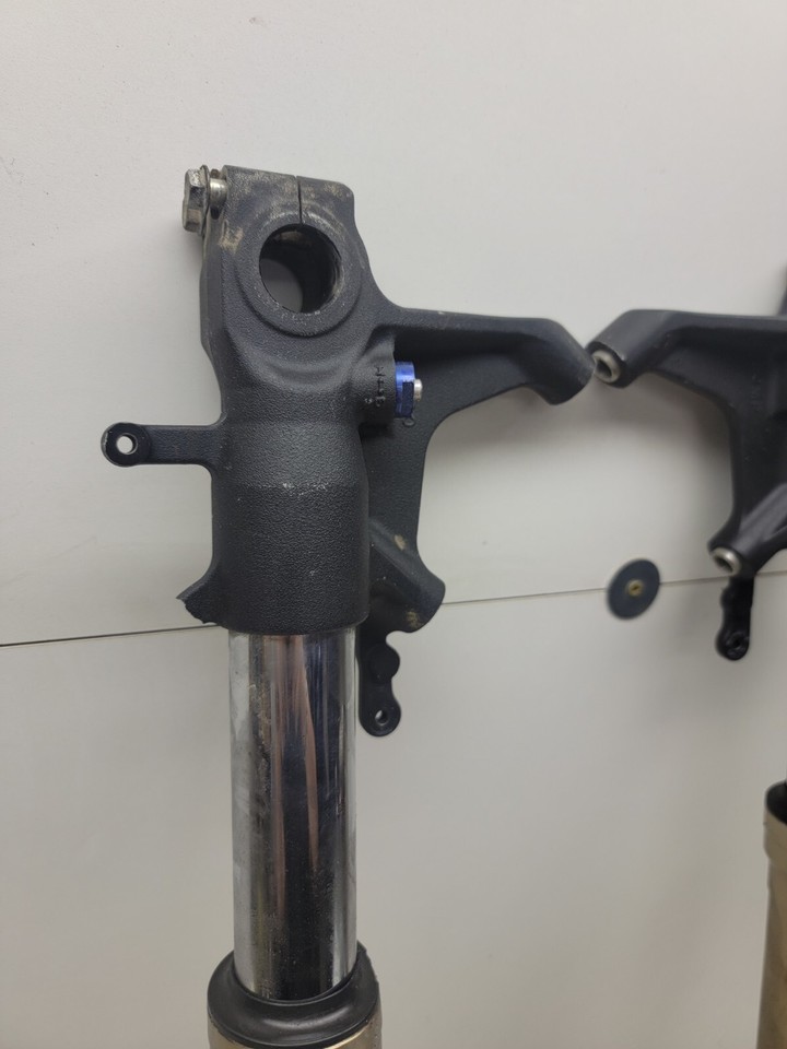 2006 2007 06-07 YAMAHA YZF R6 R6R OEM FRONT FORKS SHOCK SUSPENSION STR8 ...