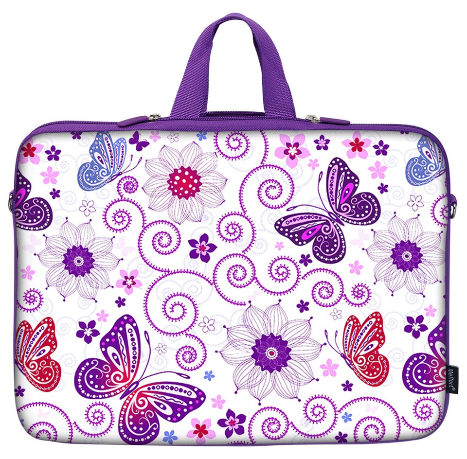 Purple Laptop Computer Sleeve Bag Fit Asus Dell HP Acer 15" 15.4" 15.6 ...