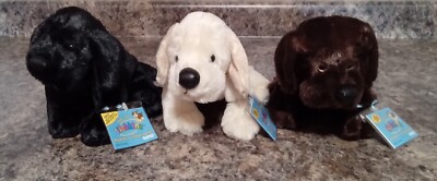 Webkinz Black Lab, Chocolate Lab and Yellow Lab New with Sealed Unused ...