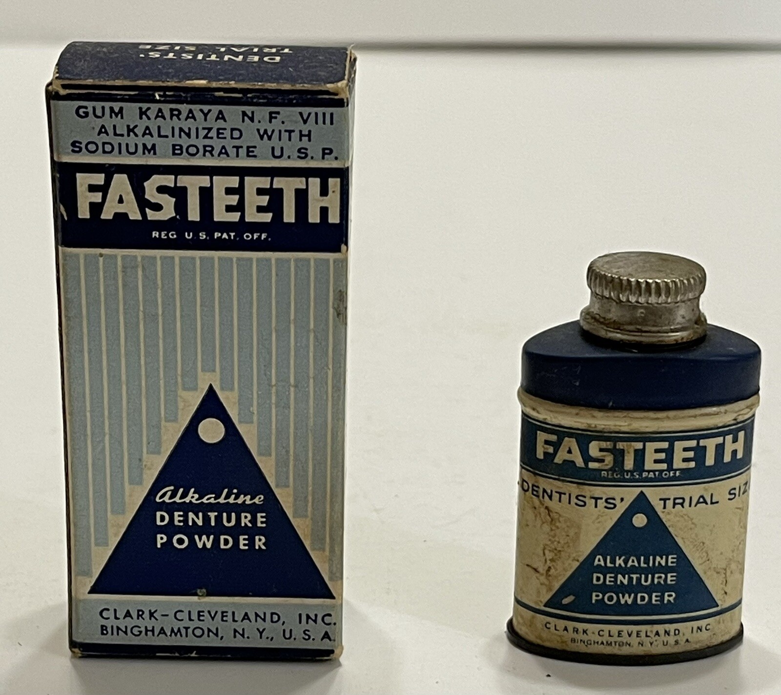 Fasteeth Denture Adhesive Powder Miniature Dentists Trial Size Original ...