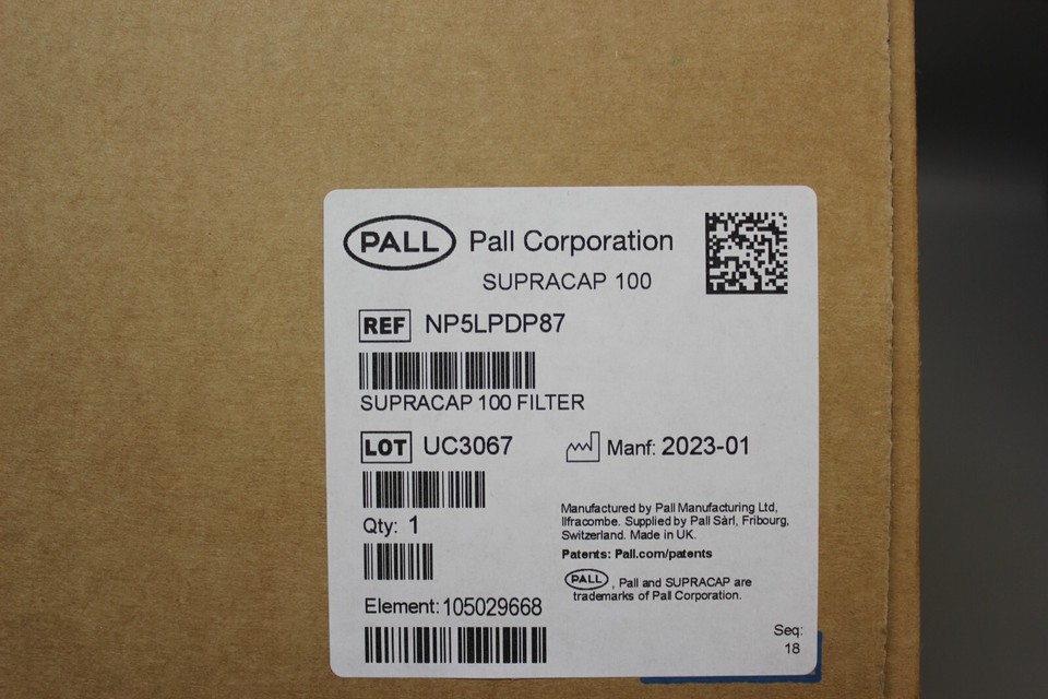 NEW PALL KLEENPAK NOVA CAPSULE SUPRACAP 100 FILTER NP5LPDP87 | eBay