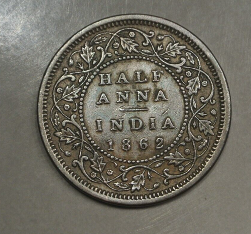 HALF ANNA INDIA 1862 | eBay