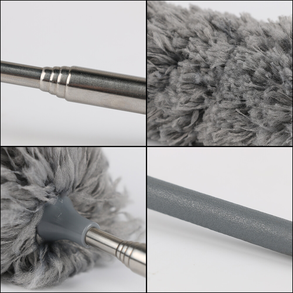 82cm Adjustable Extendable Microfiber Duster Cleaning Brush Dust Clean ...