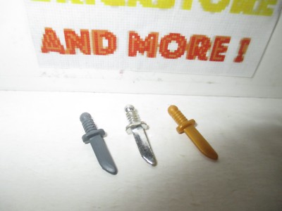 Lego - Minifigure Weapon Knife 44658 - Choose Color & Quantity | eBay
