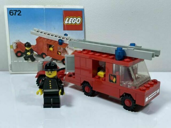 LEGO Town: Fire Engine and Trailer (672) for sale online | eBay