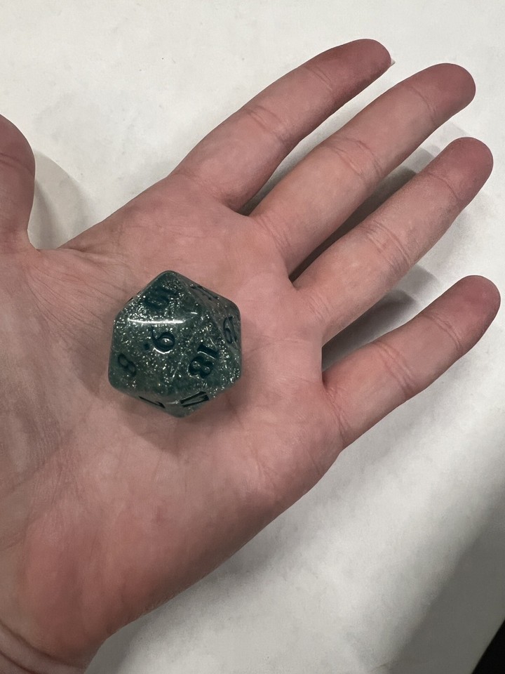 MH3 D20 Oversized Die Spindown Life Dice Modern Horizons 3 MTG aqua ...
