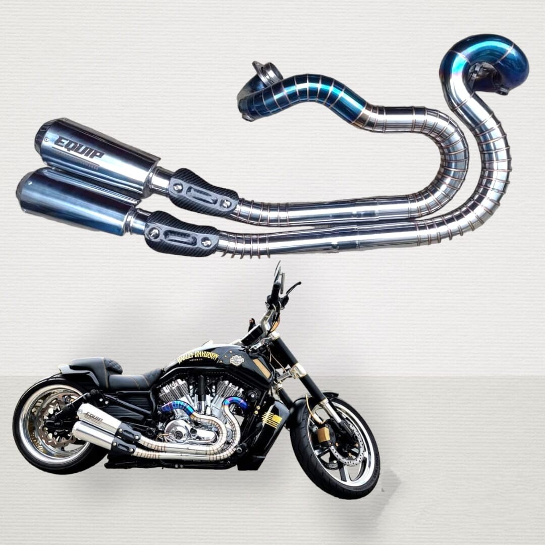 Harley Davidson VRod Night rod VRSCA V-Rod muffler pipe Full Exhaust ...