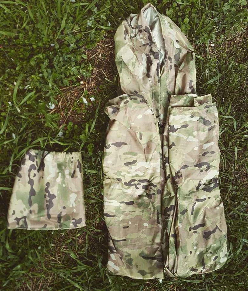 Multicam Rain Coat Poncho - camouflage waterproof coat | eBay