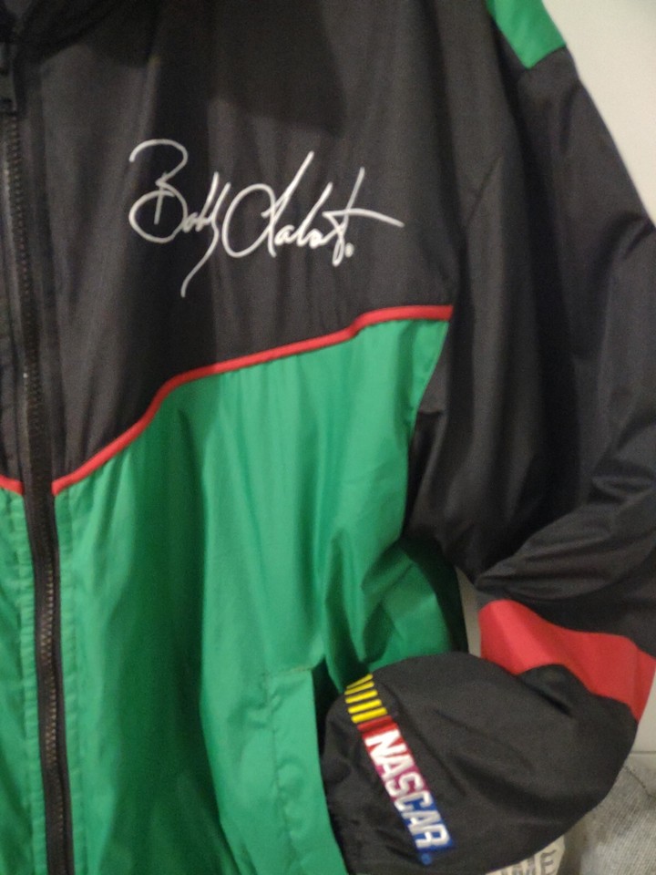 Chase Authentics Nascar Bobby Labonte Jacket Nylon Zipper Jacket Size S ...