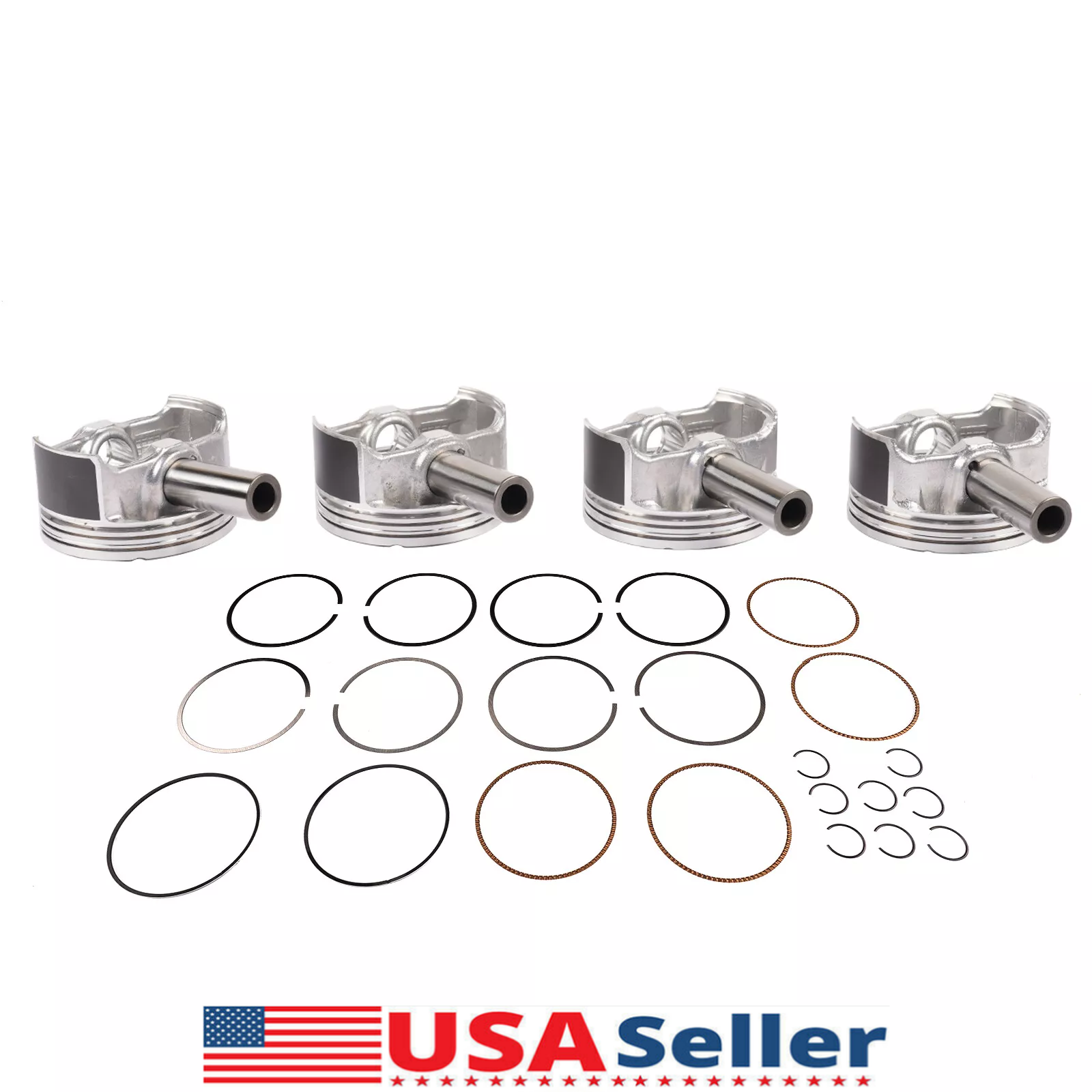 55567934 Engine Piston w/Rings Kit STD Fits 11-18 Chevy Sonic Cruze ...