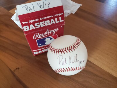 Pat Kelly Autograph Baseball - NY Yankees | eBay