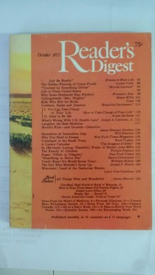 Reader's Digest Magazine, October 1977 Single Issue Magazine – 1977 | eBay
