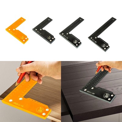 L Shaped Ruler High Precision Professional Angle Protractor Measuring ...