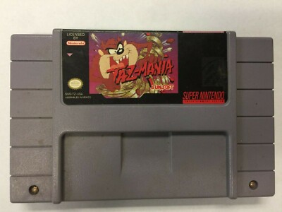 Taz-Mania (Super Nintendo/SNES) Tested/Authentic | eBay