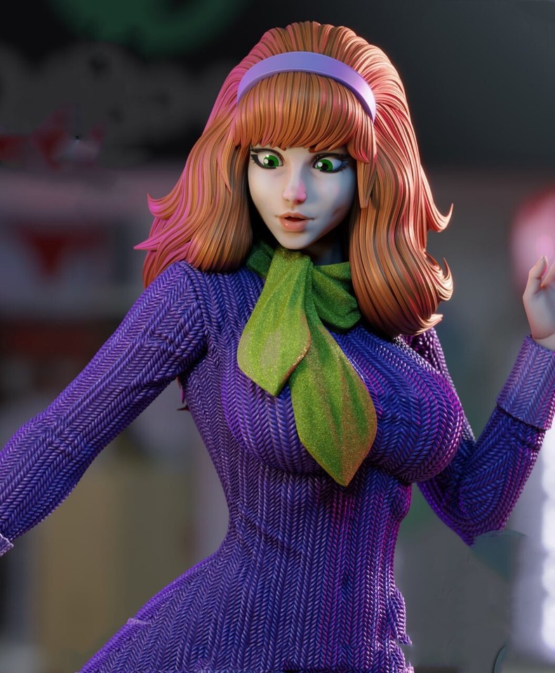 Daphne Painted 1/4 3D Printed 12K Figure Statue Resin Model Kit | eBay