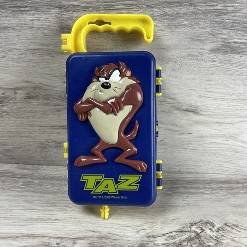 TAZ Looney Tunes Tasmanian Devil TAZ Childs Fishing Tackle Box Vintage ...
