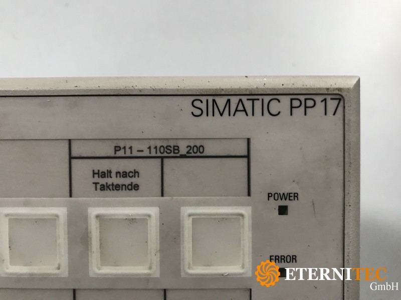Siemens Simatic PP17-II PN Push Button Panel 6AV3 688-4EY06-0AA0 | eBay.de