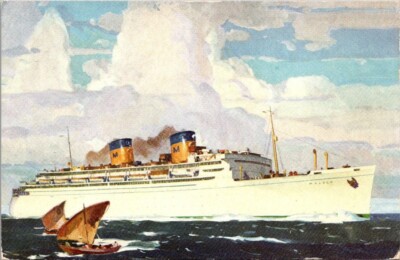 Postcard SS Malolo | eBay