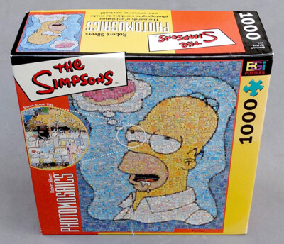 Photomosaics Puzzle The Simpsons Homer Donut Pieces Factory-Sealed New ...