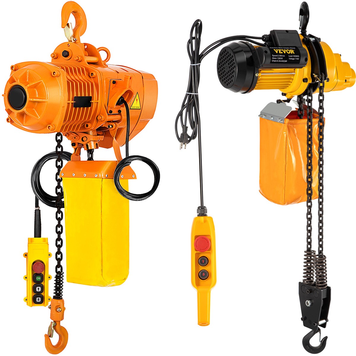 Electric Chain Hoists With Remotes 230V Lightweight Electric Chain