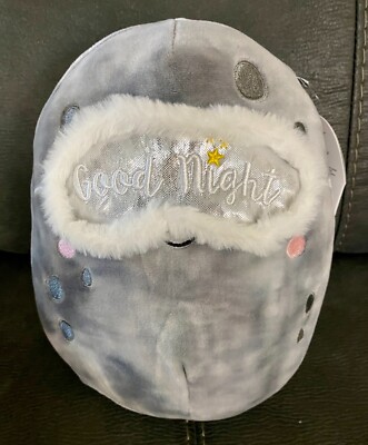 Squishmallow 8" BOULDER the Moon Rock w/ Sleep Mask GOODNIGHT Space ...