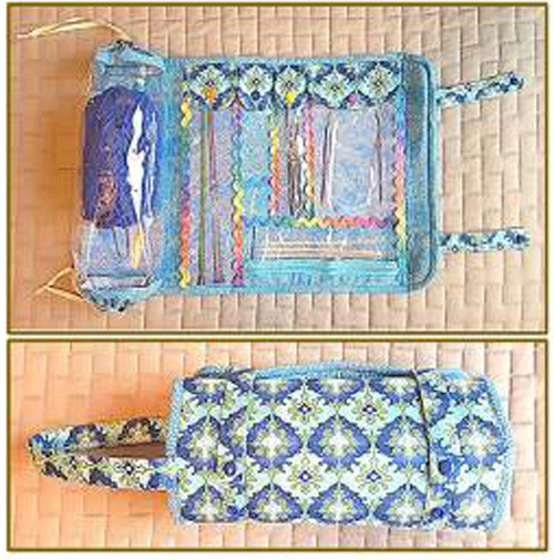 Work In Progress Roll Up Bag Pattern by Sisters Common Thread | eBay