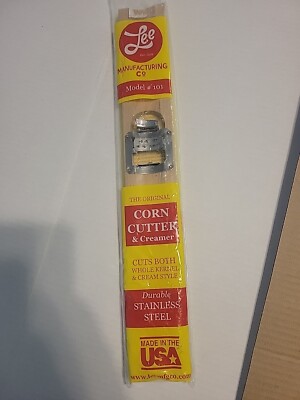 The Original LEE Corn Cutter + Creamer Wood & Stainless Steel New | eBay