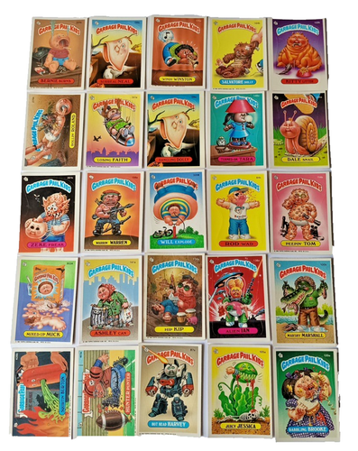 Vintage Garbage Pail Kids GPK Random Lot 25 Cards Original Series 3-9 ...