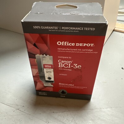 Office Depot Ink Ctg BCI-3E Black 4479A003 Canon BJC-3010 Series | eBay
