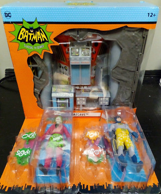Lot of 3 Batman Classic TV Series Batcave Playset Batman Joker Swim ...